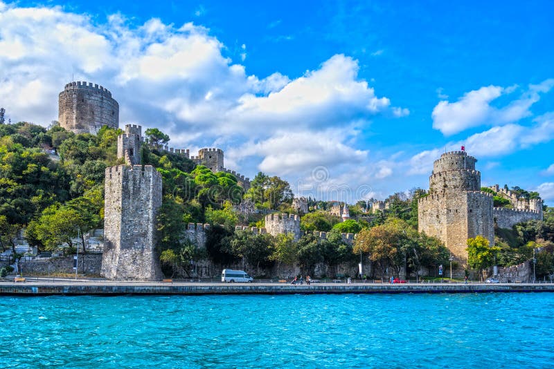 Rumeli Fortress, Istanbul, Turkey. Stock Image - Image of bosphorus ...