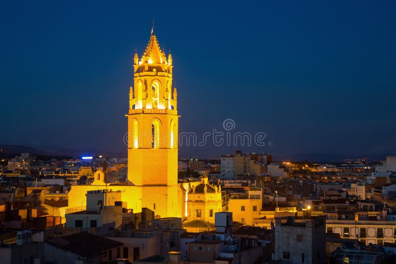 The Cathedral of Reus, Catalonia Stock Photo - Image of cultural ...