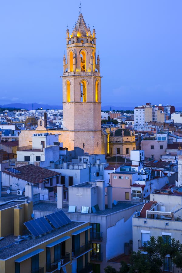 The Cathedral of Reus, Catalonia Stock Photo - Image of cultural ...