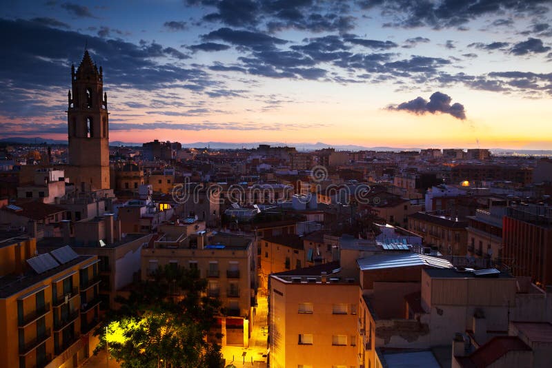 The Cathedral of Reus, Catalonia Stock Photo - Image of cultural ...