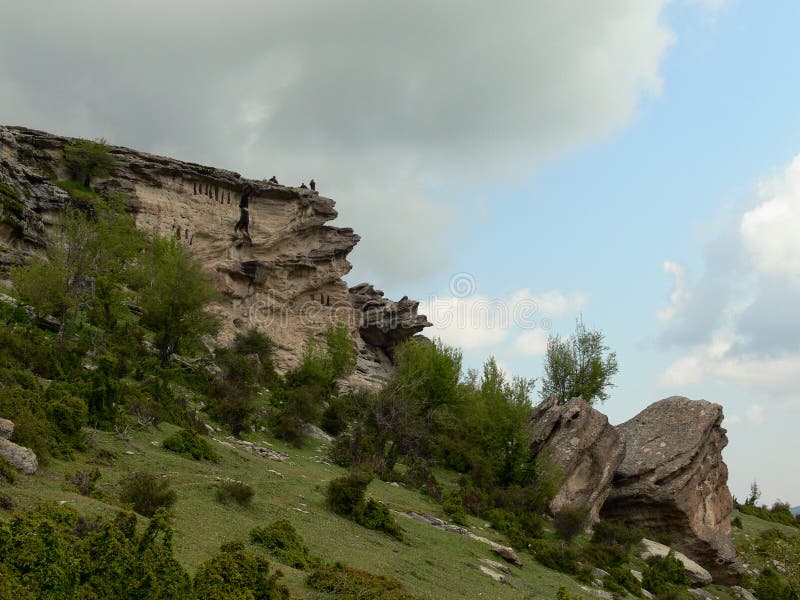 View of the Rhodope Mountains, Bulgaria Stock Image - Image of trees ...