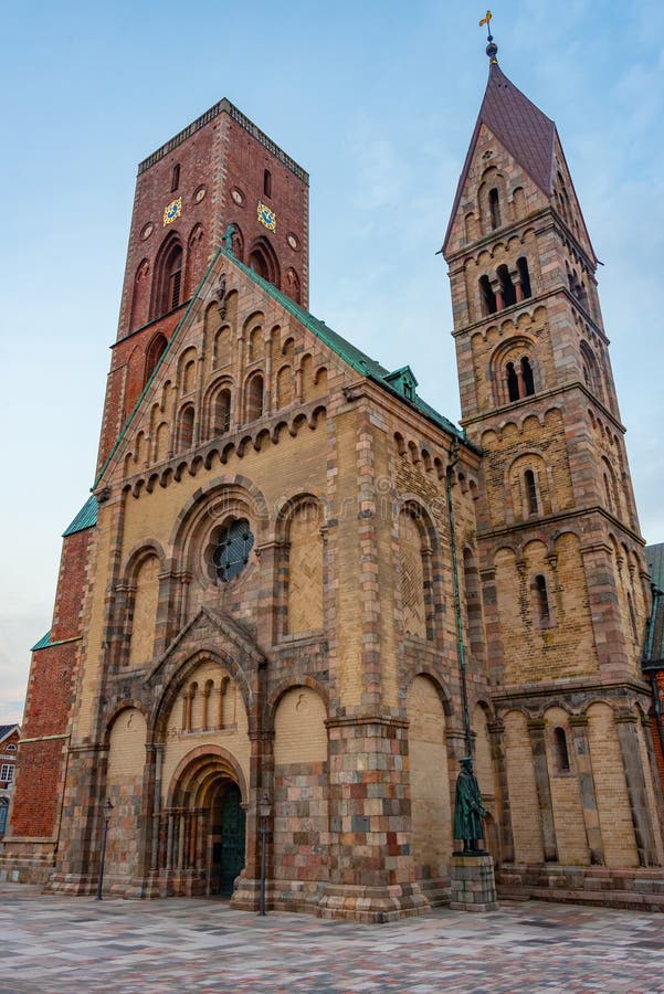 View of Ribe Cathedral in Denmark Stock Image - Image of landmark ...