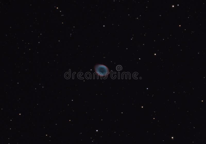 View of the Ring Nebula in Space Stock Image - Image of black, circle ...