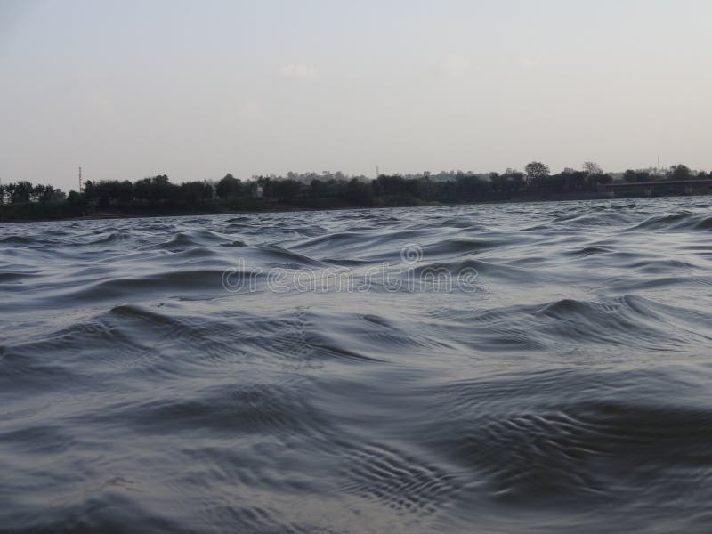 View of Ripples and Wave in the River Water Stock Image - Image of ...