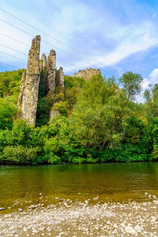 Ritlite Rock Formations, Iskar Gorge, Balkan Mountains Stock Photo ...