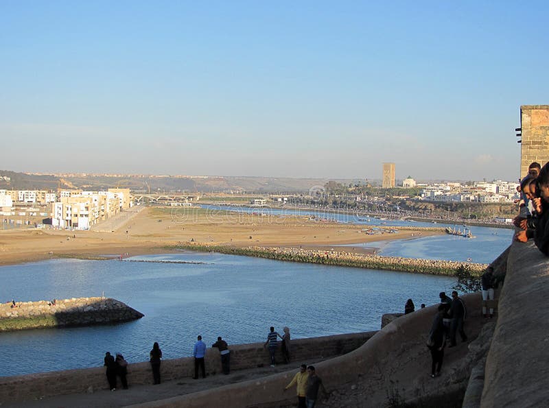 View of River Bou Regreg in Rabat, Morocco Editorial Stock Photo ...