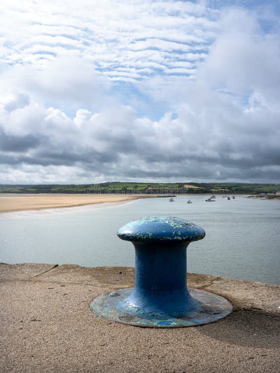View on River Camel from Padstow Harbour in Cornwall Editorial Photo ...
