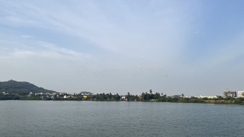View of the River during Day Time Stock Photo - Image of clouds, town ...