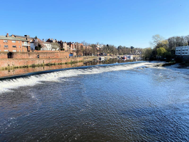 A View of the River Dee at Chester Stock Image - Image of view, travel ...