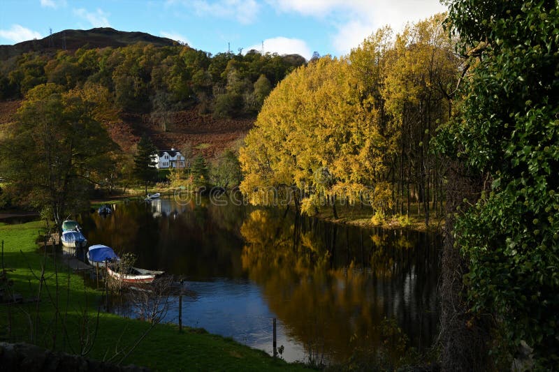 Landscapes of Scotland - Killin Stock Image - Image of highlands, cloud ...