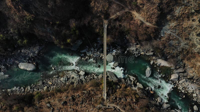 View of the River Flowing between Rocks. Stock Photo - Image of park ...