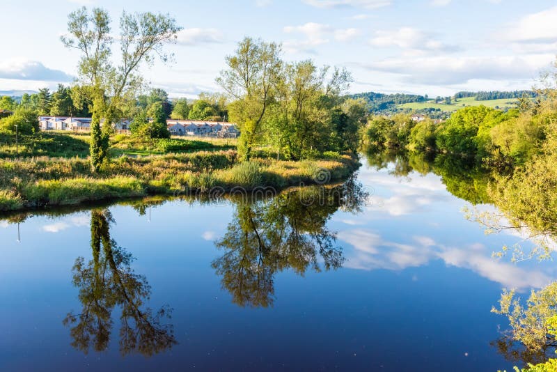 River Forth Near the City of Stirling in Scotland Stock Image - Image ...