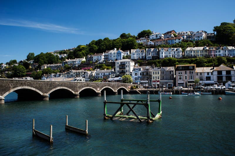 River Looe - LOOE, Cornwall, England Stock Photo - Image of landscape ...
