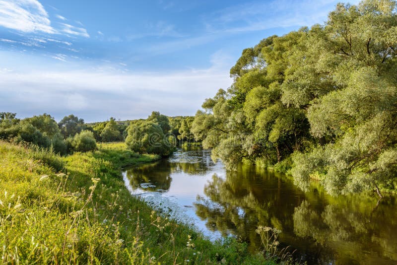 View of the river stock image. Image of blue, landscape - 83859543