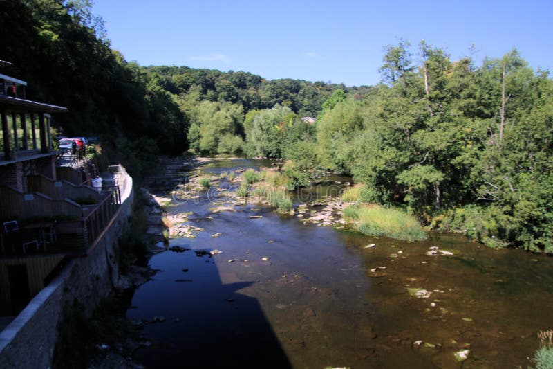 A View of the River Teme in Ludlow Stock Photo - Image of teme ...