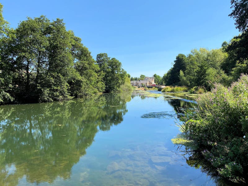 A View of the River Teme in Ludlow Stock Photo - Image of sides ...