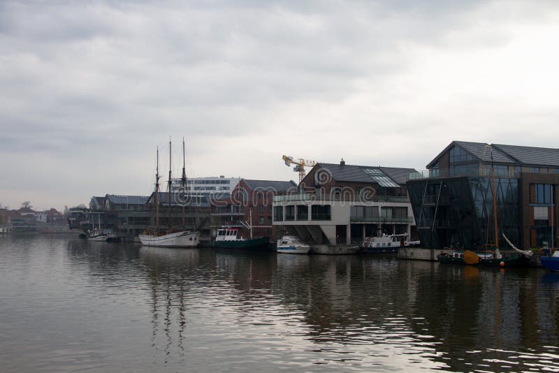 Leer City in Ostfriesland Germany Editorial Photography - Image of ...