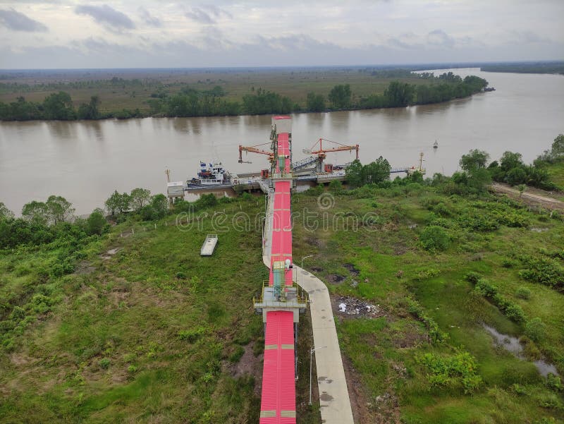 Riverside factory stock photo. Image of volga, sunny - 61276680