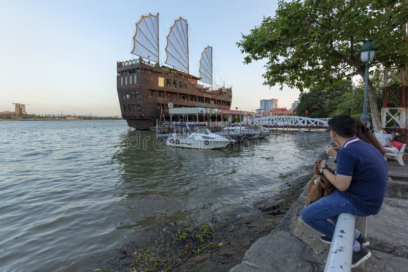 The Saigon River, Ho Chi Minh, Vietnam Editorial Stock Photo - Image of ...
