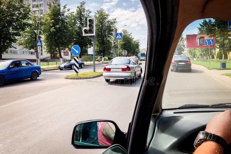 View on Road from Car Window Stock Photo - Image of nature, sunlight ...