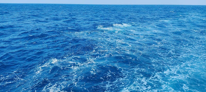 View of the Roaring Blue Ocean Stock Photo - Image of shore, cape ...