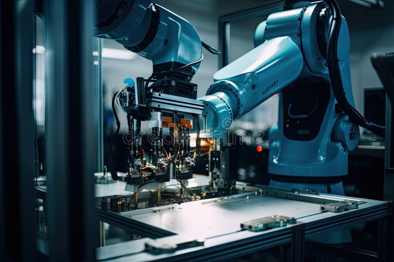 View of Robotic Arm Performing Precise and Intricate Assembly of ... View of Robotic Arm Performing Precise and Intricate Assembly of ...