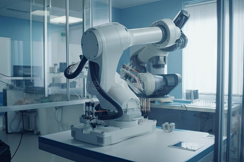 View of Robotic Arm Performing Precise and Intricate Assembly of ... View of Robotic Arm Performing Precise and Intricate Assembly of ...