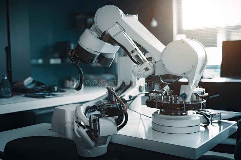 View of Robotic Arm Performing Precise and Intricate Assembly of ... View of Robotic Arm Performing Precise and Intricate Assembly of ...