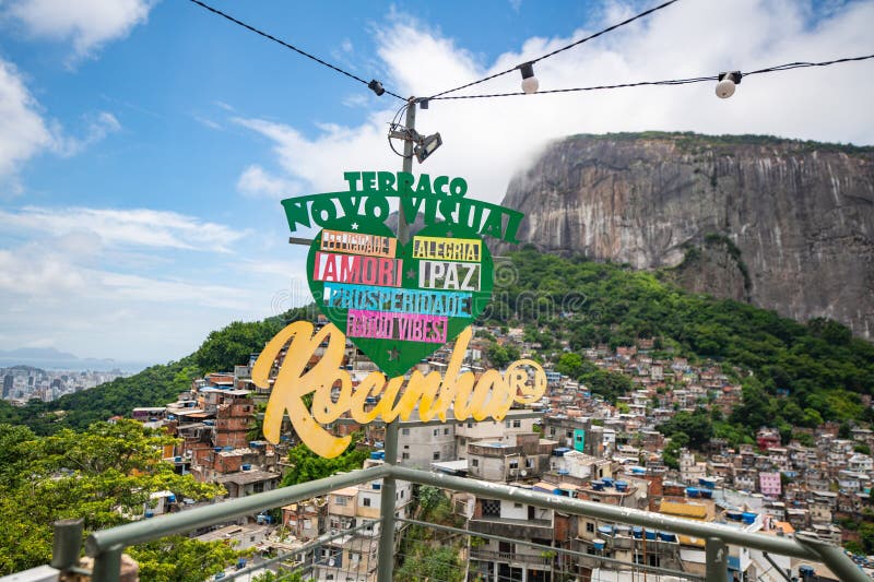 View of Rocinha at Novo Visual Restaurant Rocinha Stock Photo - Image ...