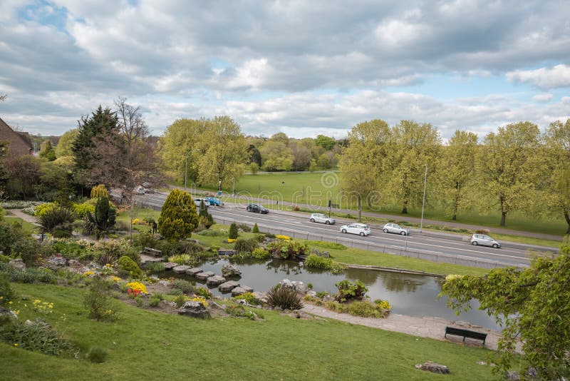 View from Rock Gardens Towards Preston Park on a Sunny Day Stock Photo ...