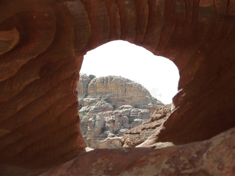 Gap in the Rocks stock photo. Image of rock, ocean, secluded - 52816306