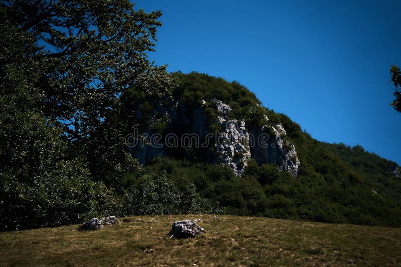 View of a Rocky Mountain on a Hillside, a Relaxing Location with a View ...