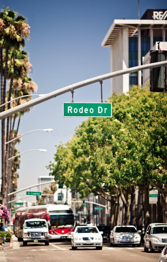 Rodeo Drive Sign stock photo. Image of angeles, drive - 14115594