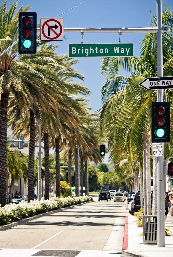 Rodeo Drive in Beverly Hills Editorial Image - Image of destination ...