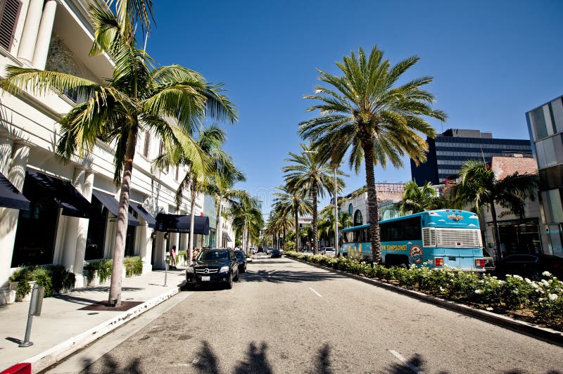 Rodeo Drive Street Sign in Beverly Hills, CA Editorial Stock Image ...