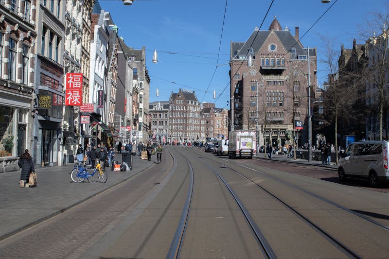 View on the Rokin Street at Amsterdam the Netherlands 17-3-2025 ...