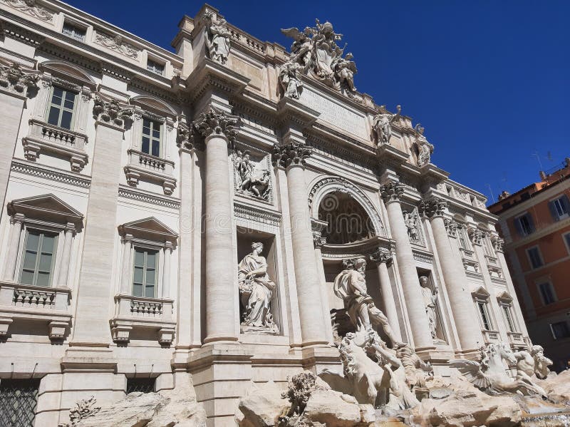 View of the Roman Buildings, Architecture . Roma Stock Photo - Image of ...