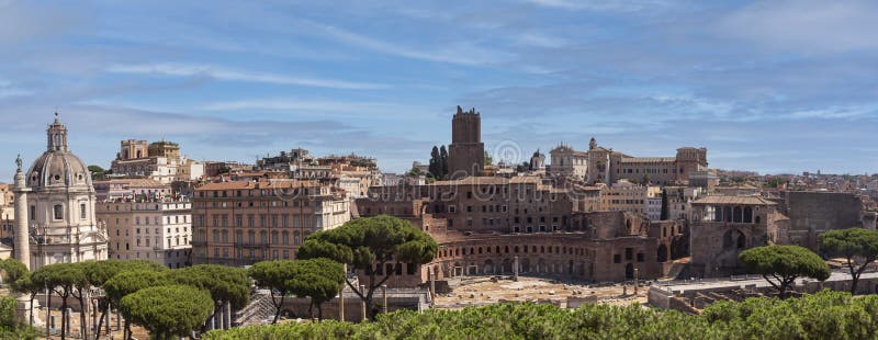 View of Rome stock photo. Image of panoramic, vatican - 253356652