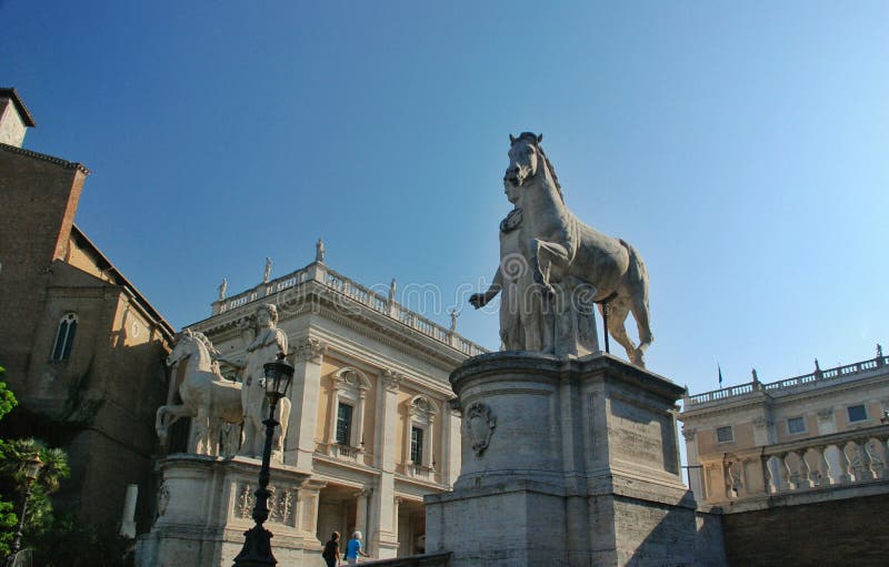 View of Rome from Capitol Hill, Italy Editorial Stock Image - Image of ...