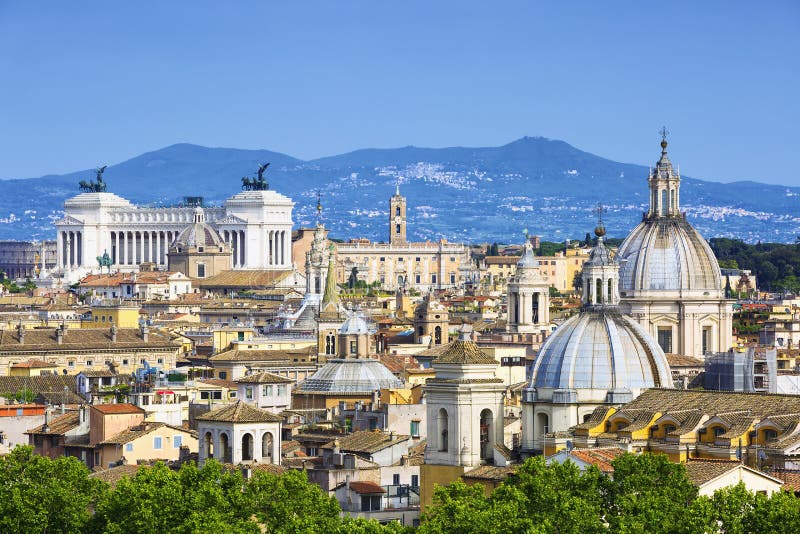 View of Rome stock photo. Image of mountain, italy, obelisk - 1983398