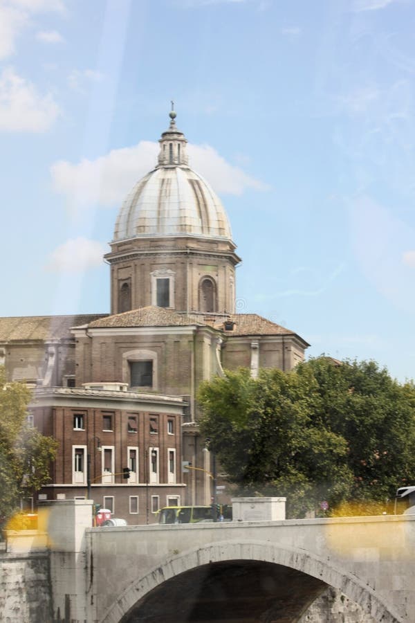A View of Rome in the Summer Stock Image - Image of outdoors, city ...