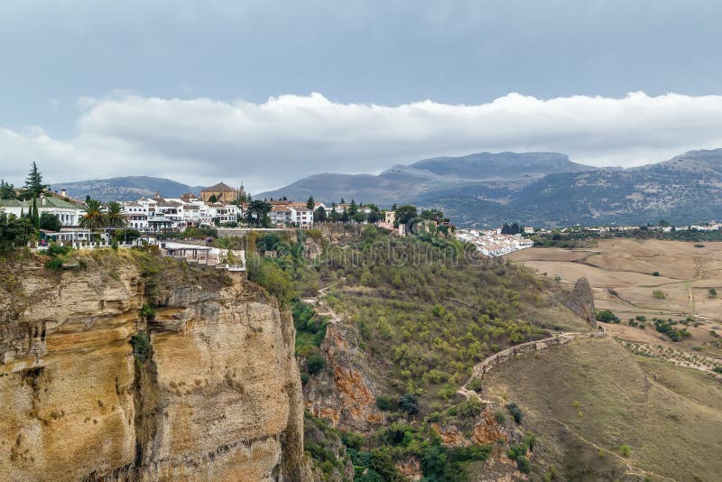 View in Ronda, Spain stock photo. Image of outdoors, city - 88513784