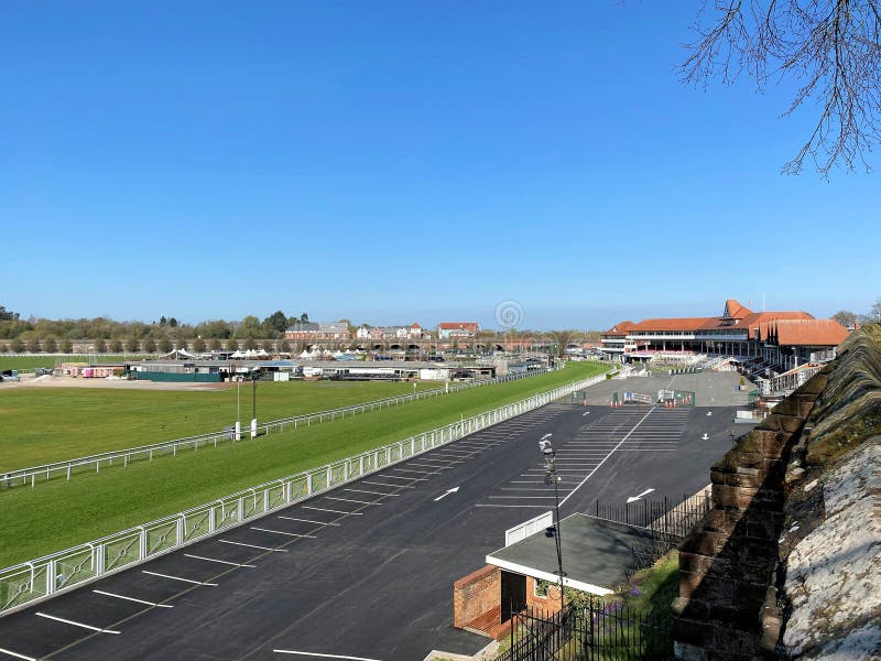 A View of the Roodee Racecourse in Chester Stock Image - Image of view ...