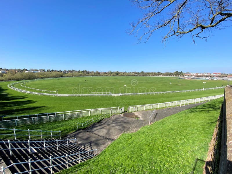 A View of the Roodee Racecourse in Chester Stock Image - Image of ...