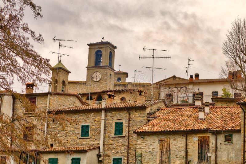 Italian Medieval village stock photo. Image of emilia - 106657538