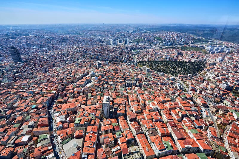 View of the Roofs of Istanbul. Stock Photo - Image of building ...