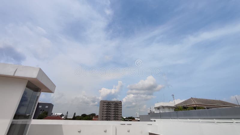 View from the Rooftop of a High Rise Building Stock Image - Image of ...