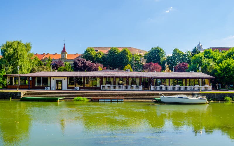 View of a Rowing Club Situated on the Shore of Bega River in Timisoara ...