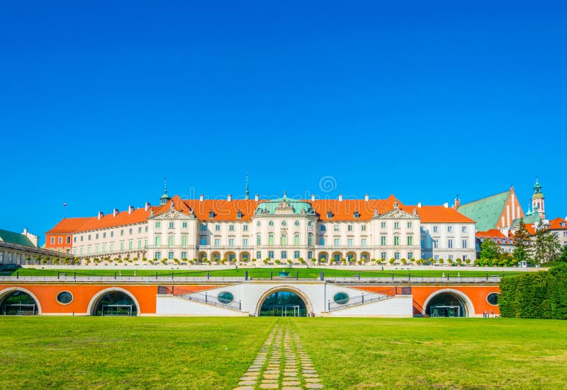 View of the Royal Castle in Warsaw....IMAGE Stock Image - Image of ...