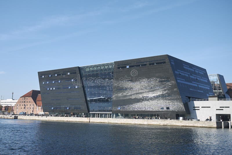 View of the Royal Library editorial stock image. Image of contemporary ...